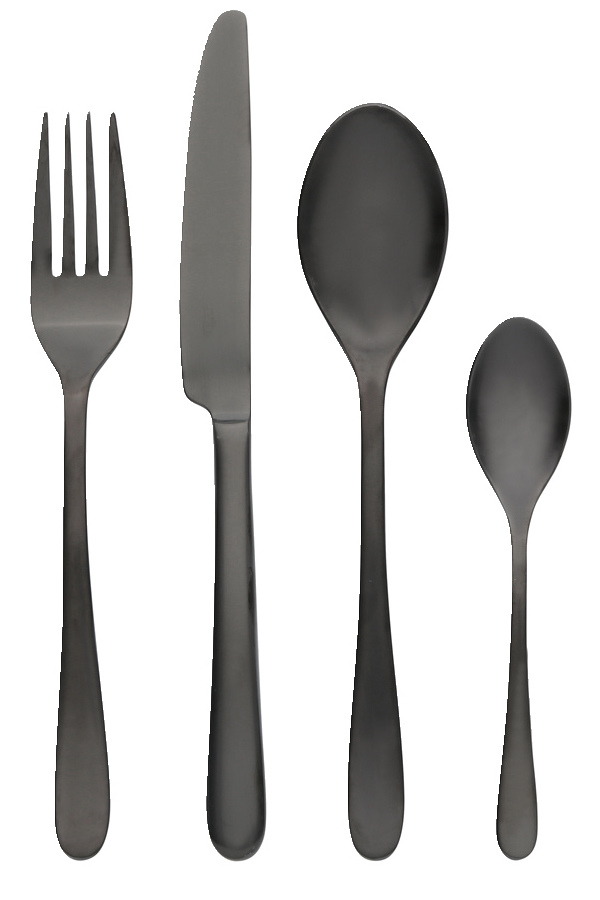 Erik Bagger Encore bestik sort 16 dele - hos SmartClub Erik Bagger Encore bestik sort 16 dele - hos SmartClub